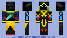 Wizard in Golden Robes Minecraft Skin