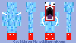 screaming thing Minecraft Skin