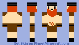 red headed dwarf Minecraft Skin