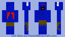 blue devil Minecraft Skin