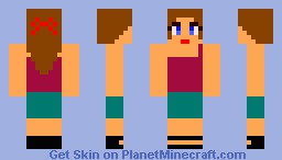Ribbon Girl Minecraft Skin