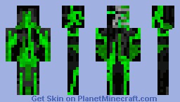 Acid Covered Guy Minecraft Skin