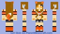 Lion Girl Minecraft Skin
