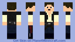 Han Solo Minecraft Skin