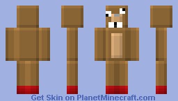 retarded squirrel Minecraft Skin
