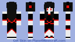 Vampire Girl Minecraft Skin