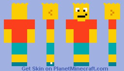 Bart Simpsons Minecraft Skin