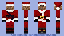 Dirt santa packing heat Minecraft Skin