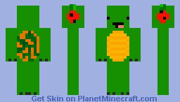 Derpy turtle! Melon Headphones! Minecraft Skin