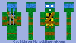 Leonardo (TMNT) Minecraft Skin