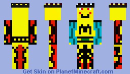 MUSTARD MAN Minecraft Skin