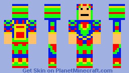 Multicolor Knight Minecraft Skin