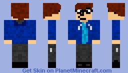 Nerd Boy Minecraft Skin
