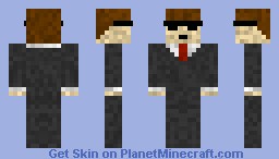 Secret Agent Minecraft Skin