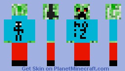 LOL Gamer Creeper Noiz is pimpin Minecraft Skin