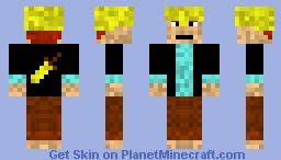 Golden Hunter Minecraft Skin