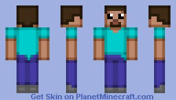 Steve (Blocky) Minecraft Skin