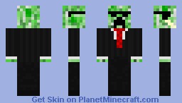 Agent Smithereens Minecraft Skin