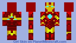 Iron man 1 Minecraft Skin