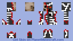 Dark skull Minecraft Skin