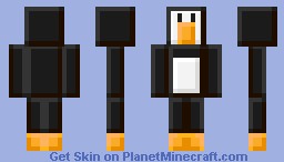 Blocky Peanguin V2 {The Blocky Arctic Series} Minecraft Skin