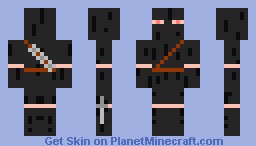 Pink Enderman Ninja Minecraft Skin