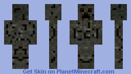bedrock creeper(hes unbreakable!) Minecraft Skin