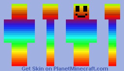 Rainbow man Minecraft Skin