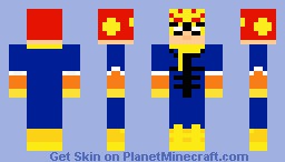 Captain falcon Minecraft Skin