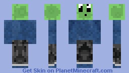 Retarded slimeman Minecraft Skin