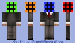RoBlox in a Suit Minecraft Skin