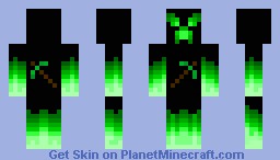 Greenie axe Minecraft Skin