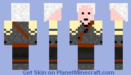 Geralt from Rivia / Witcher Minecraft Skin