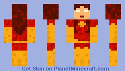 Dark Phoenix Jean Grey Minecraft Skin