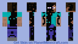 ENDER STEVE Minecraft Skin