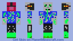 test subject gone bad Minecraft Skin