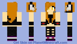 DJ Girl Minecraft Skin