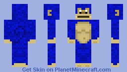 blu monkey Minecraft Skin