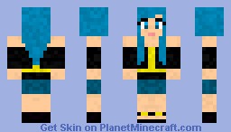 Beautiful Girl. Minecraft Skin