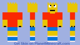 Bart Simpson Minecraft Skin