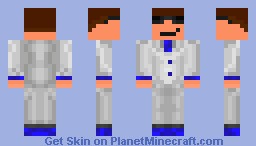 Guy in a Tux (Blue) Minecraft Skin