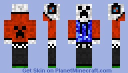 mixed creeper Minecraft Skin