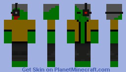 Cyber Zombie Minecraft Skin
