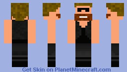 Rock star singer Minecraft Skin
