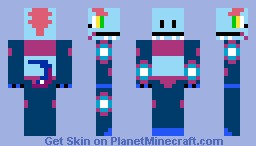 Fossil Fighters: Duna (Battle Form) Minecraft Skin