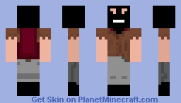 Notch w/ ski mask Minecraft Skin