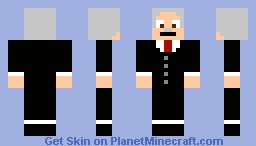 albert einstein in suit Minecraft Skin