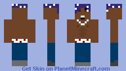 Tupac Shakur (looks better in preview) Minecraft Skin
