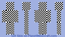 Checkered guy Minecraft Skin