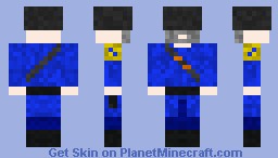 Team Fortress 2 Blue Soldier Minecraft Skin